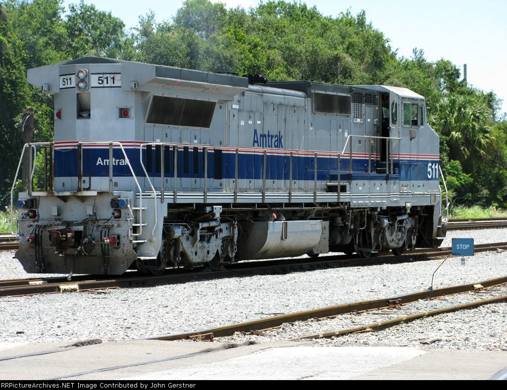 AMTK 511 at Sanford Auto Train Yard